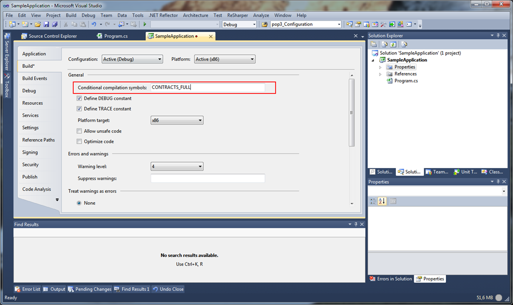 C Resharper Possible Null Assignment When Using Microsoftcontracts Stack Overflow
